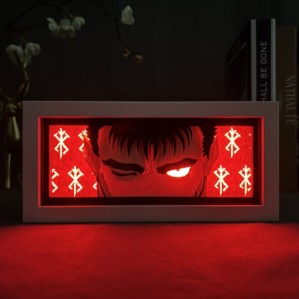 BERSERK GUTS LED LIGHT BOX WITH REMOTE CONTROL – Animix Store
